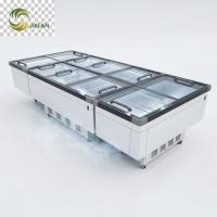China Auto Defrost Flat Top Display Freezer Direct Cooling Island Fridge 200L - 710L for sale