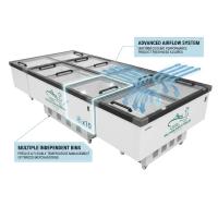 China Supermarket Wholesale Commercial Combination Island Freezer Chest Refrigeration Equipment Freezers for sale