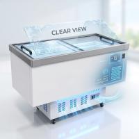 China Commercial Single-Temperature Chest Freezer for Beef Chicken Fish Cheese Frozen Food Storage for Display for sale