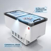 China Commercial Single-Temperature Chest Freezer for Beef Chicken Fish Cheese Frozen Food Storage for Display for sale