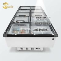 China 1.2 Meter Wide Flat Lid Display Freezer 200L - 710L Open Top Display Fridge for sale