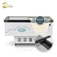 China 1.2 Meter Wide Flat Lid Display Freezer 200L - 710L Open Top Display Fridge for sale