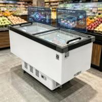 China Commercial Supermarket Freezer/Island Chest Freezer for Meat /Chicken Beef Chicken Fish Cheese Ice Cubes Island Freezer for sale