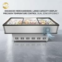 China Chest Freezer Showcase Refrigerator Commercial Catering Hotel Restaurant Use High Quality Deep Freezer Direct Factory Wholesale for sale