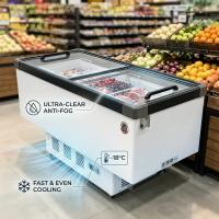 China Commercial Supermarket Island Fridges and Deep Freezers Grocery Store Fridge for sale