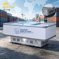 China Commercial Supermarket Island Fridges and Deep Freezers Grocery Store Fridge for sale