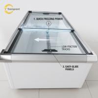 China Supermarket Island Single-Temperature Display Chest Freezer Large Capacity Horizontal for sale