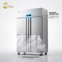 China Frost Top Commercial Upright Freezer Stainless Steel Restaurant Refrigerator And Freezer for sale