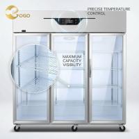 China 900L Commercial Upright Fridge 4 Door Refrigerator Freezer For Fish Meat Vegetables Fruits for sale