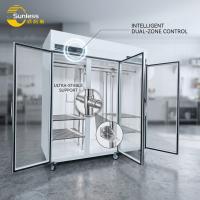 China Glass Door Meat Hanging Fridge 3300L Commercial Meat Refrigerator Auto Defrost for sale