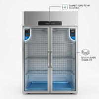 China High Quality Low Consumption Modular Double Door Hanging Meat Cabinet for sale