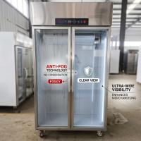 China High Quality Low Consumption Modular Double Door Hanging Meat Cabinet for sale