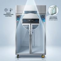China 1400L Commercial Meat Display Refrigerator 600W Butchery Display Fridge Smart Control for sale