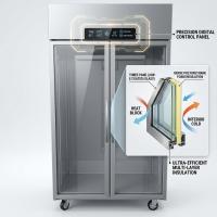 China Durable Meat Hanging Fridge Eco Friendly Meat Display Case 2100L for sale