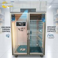 China 3300L Meat Hanging Fridge Customizable Commercial Meat Cooler For Pork Beef Aging for sale