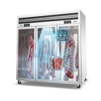 China Quick Chill Meat Hanging Fridge 1700L 3 Door Commercial Refrigerator 600W for sale