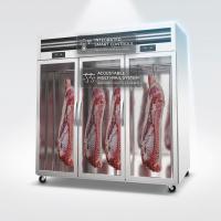 China 300W Single Glass Door Freezer Auto Defrost Display Meat Chiller 500L for sale