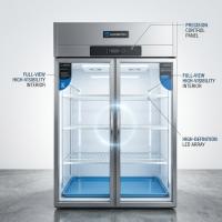 China High-Quality 600W Energy-Saving Smart Control Double Door Hanging Meat Cabinet for sale