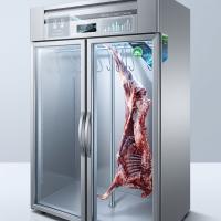 China Glass Door Meat Hanging Fridge 3300L Commercial Meat Refrigerator Auto Defrost for sale