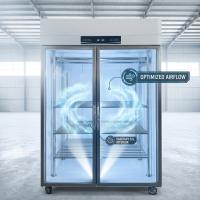 China Glass Door Meat Hanging Fridge 3300L Commercial Meat Refrigerator Auto Defrost for sale