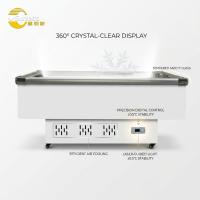 China 200L - 710L Sliding Door Display Fridge Glass Top Ice Cream Display Freezer for sale