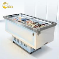 China 200L - 710L Display Fridges Freezers Commercial Glass Front Fridge Direct Cooling for sale