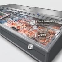 China Supermarket Modular Combined Island Refrigerator Open Type Display Freezer for Grocery Store for sale