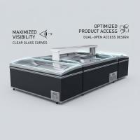 China 400W Combined Island Freezer Manual Defrost Ice Cream Chest Freezer 800L for sale