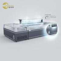 China Combined Air-Cooled Frost-Free Deep Island Refrigerator for Supermarket Display for sale