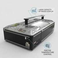China China Factory Supermarket Island Display Combined Fridge Freezer Refrigerator for Frozen Food for sale