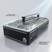 China Combined Air-Cooled Frost-Free Deep Island Refrigerator for Supermarket Display for sale