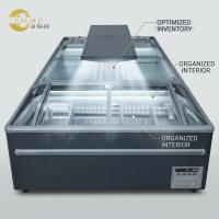 China Combined Air-Cooled Frost-Free Deep Island Refrigerator for Supermarket Display for sale