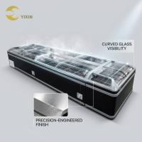 China Factory Commercial Supermarket Display Combined Island Refrigerator Freezer for sale