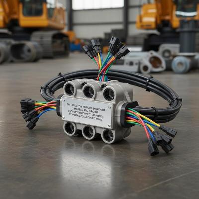 China Suitable For Various Excavator Models And Brands Excavator Connector System Including Standard Colorcoded Wires For Wiring And Operation for sale