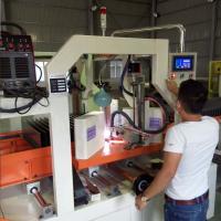 China Automatic Electric Tank Seam Welding Machine For Transformer Fin Making 14.7Kw for sale