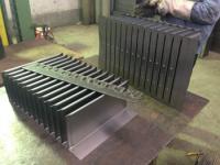 China Automatic Radiator Fin Folding Machine For Corrugated Tank Forming 43kw for sale