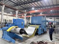 China 240m/min Longitudinal Fin Folding Machine Line For Corrugated Tank for sale