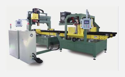 China Corrugated Fin Edge Seam Transformer Tank Welding Machine Stationary 5kW for sale