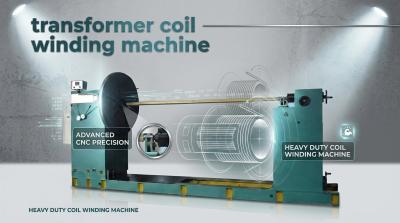 China Substation Transformer Coil Winding Machine 6300kVA PLC Controlled Automatic Winding for sale
