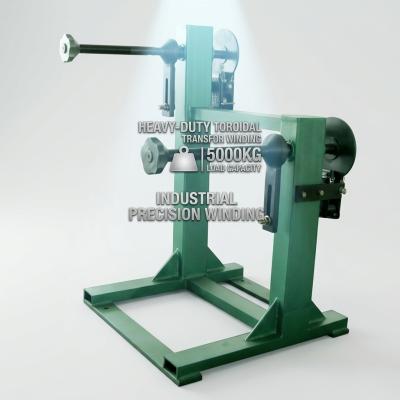 China Heavy Duty Horizontal Toroidal Transformer Coil Winding Machine 5000kg 0-40rpm 11KW for sale