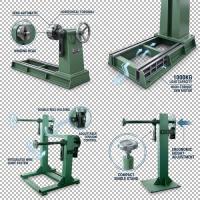 China Semi Automatic Horizontal Toroidal Transformer Coil Winding Machine 1000kg 0-200rpm 3KW for sale