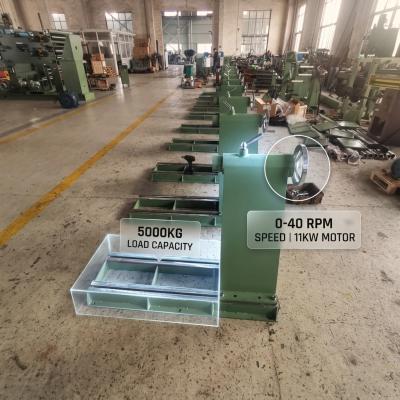 China Heavy Duty Horizontal Reactor Choke Coil Winding Machine 5000kg 0-40rpm 11KW for sale