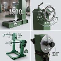 China Flat Wire Foil Current Transformer Coil Winding Machine 1500kg 0-150rpm 4KW for sale
