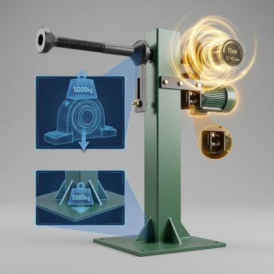China Heavy Duty Horizontal Low Voltage Transformer Coil Winding Machine 5000kg 0-40rpm 11KW for sale