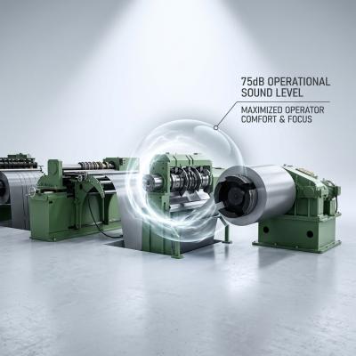China Low Noise Silicon Steel Slitting Machine Transformer Core Slitting Line 75dB for sale