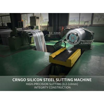 China Transformer CRNGO Silicon Steel Slitting Machine 0.2-3.0mm Core Slitting Line for sale