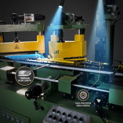 China Silicon Steel Shearing Machine 1800mm Blade Length Transformer Core Shear Line for sale