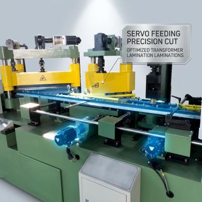 China Silicon Steel Shearing Machine Servo Feeding Transformer Lamination CTL Line for sale