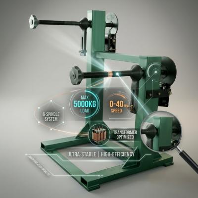 China 6 Spindle Automatic Transformer Coil Winding Machine Copper Aluminum Wire Winder for sale
