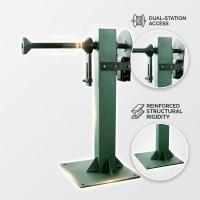 China Dual Station Transformer Wire Winding Machine Coil Spooling Wire Winder for sale